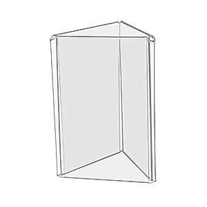 10 Pack Sign Holder Multi Sided 4 x 6 Inch Clear Acrylic Counter Signage Display Accommodates 3 Images for Bars Restaurants and Nightclubs by Marketing Holders