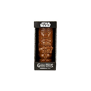 STAR WARS Geeki Tikis Chewbacca Mug | Ceramic Tiki Style Cup | Holds 21 Ounces