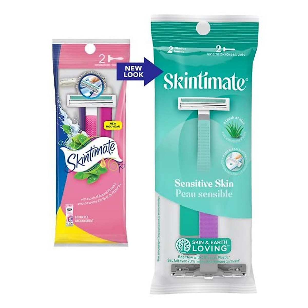 Skintimate Sensitive Twin Blade Disposable Razor (12 ct.)
