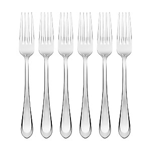 Hampton Forge 895325 Alesey Mirror Everyday Dinner Forks, Set Of 6