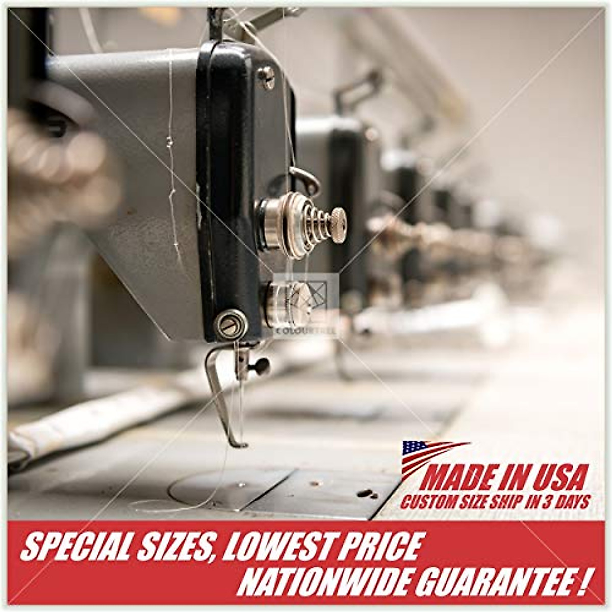 ColourTree 4' x 50' Grey Fence Privacy Screen Windscreen Cover Fabric Shade Tarp Netting Mesh Cloth - Commercial Grade 170 GSM - Heavy Duty - 3 Years Warranty - Custom