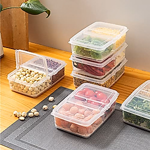 Slice Cheese Container for Fridge with Flip Lid, Vegetable and Fruit Fresh-Keeping Box with Folding Fork Cheese Slice Storage Box (B)