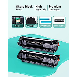Sepeey Compatible for Canon 137 Black Toner Cartridge, Use with Canon ImageClass MF216n MF227dw MF236n MF249dw MF242dw MF244dw MF247dw MF229dw MF232w MF212w D570 LPB151dw Printer, 2Pack Replacement