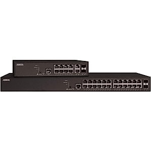 Adtran NetVanta 1560 12 Port Managed Layer 2/3 Gigabit Ethernet 1560-08-150W Switch - 17108108PF2