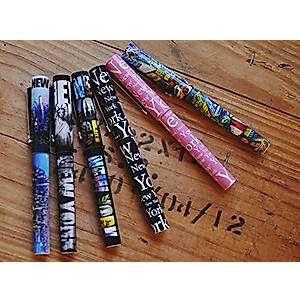 6X Various Unique Designs Ultimate Collectible New York City Ballpoint Pen NYC Gift Pen NY Souvenir Pens - Pack of 6