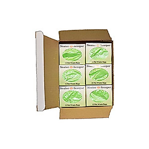 Neater Pet Brands Neater Scooper Scoop-to-Bag Cat Litter System Refill Bags (180 Count, Green)