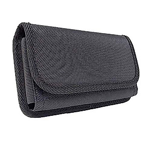 AISCELL Carrying Case Holster for Moto One 5G,One 5G UW,One 5G ace,G Stylus 5G(2022)(2023),Moto G 5G,Edge+(2023)(2022),Moto G Pure,G Power (2022),Rugged Nylon Metal Belt Pouch(Fit Cover on)