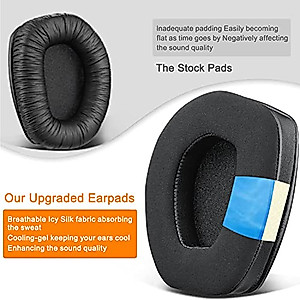 SOULWIT Cooling-Gel Earpads Replacement for Sennheiser RS165/TR165/RS175/TR175/RS185/TR185/RS195/TR195(RS/TR 165 175 185 195 RF), Ear Pads Cushions for HDR165/HDR175/HDR185/HDR195(HDR 195RF)Headphones