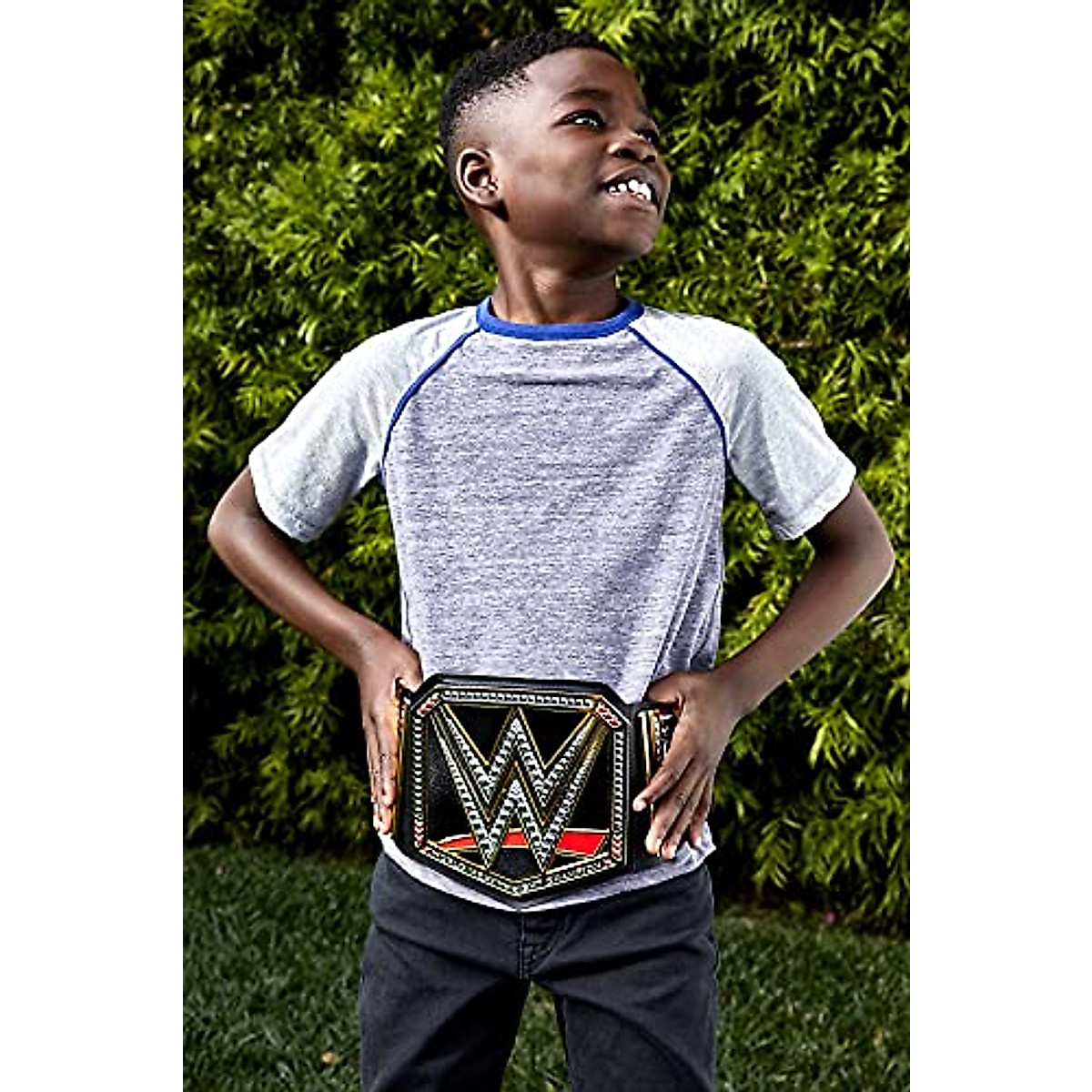 WWE Championship Role Play Title Belt with Adjustable Strap for Kids [Amazon Exclusive]