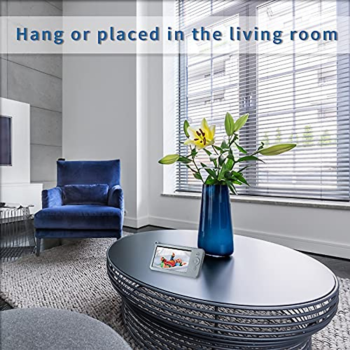 Huafly Protective Silicone Skins Compatible with Eufy SpaceView Baby Monitor/S Baby Monitor(5 inch 2900mAh LCD Display), Home Security Camera System Cover Accessories (Gray)