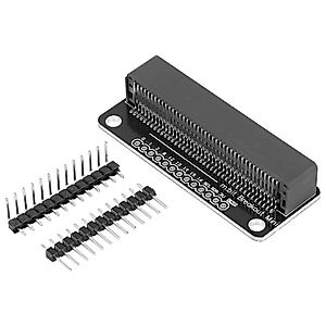 Micro:Bit Edge Connector, Bit Board To A Breadboard Extension Board 2.54Mm Pin, Microbit BBC Expansion Board(black)