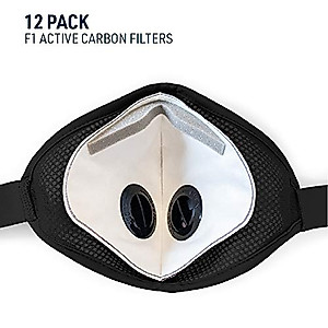 RZ Mask F1 Filter Pack, Large, 12-Pack for Woodworking, Home Improvement, and DIY