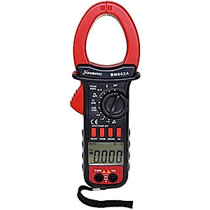Sinometer BM802A True RMS Auto/Manual AC Clamp Meter,Up to 1,000Amps,Inrush Measurement, Volatge for both AC and DC, Mastech DT266 Upgrade