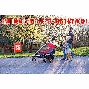 Slow Down Kids Live & Play Here - 4 Pack Yard Sign