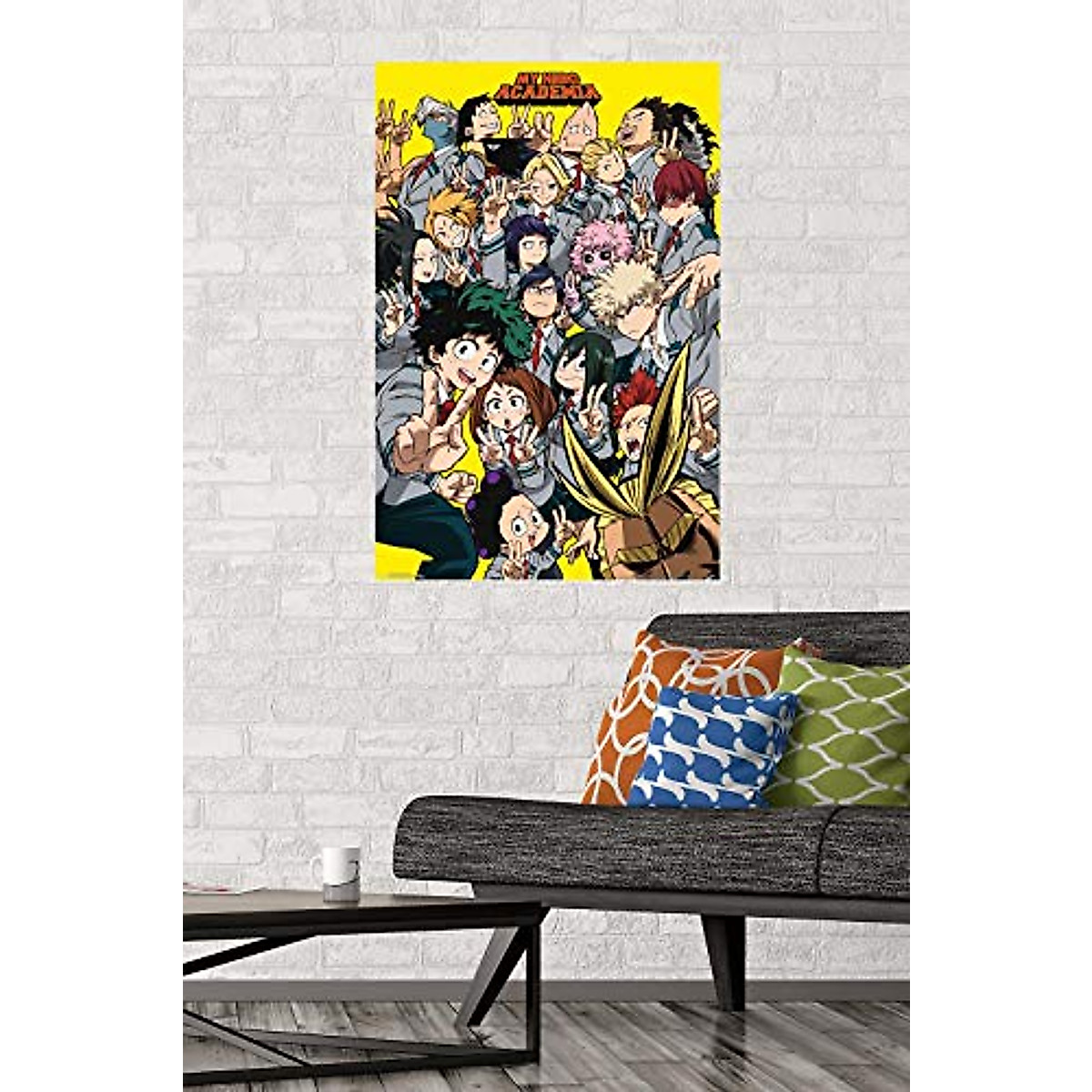 Trends International My Hero Academia - Selfie Wall Poster, 22.375" x 34", Unframed Version,Bedroom