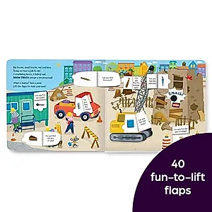 Hide-and-Seek at the Construction Site: A Hidden Pictures Lift-the-Flap Board Book, Interactive Seek-and-Find Construction Truck Book for Toddlers and Preschoolers (Highlights Lift-the-Flap Books)