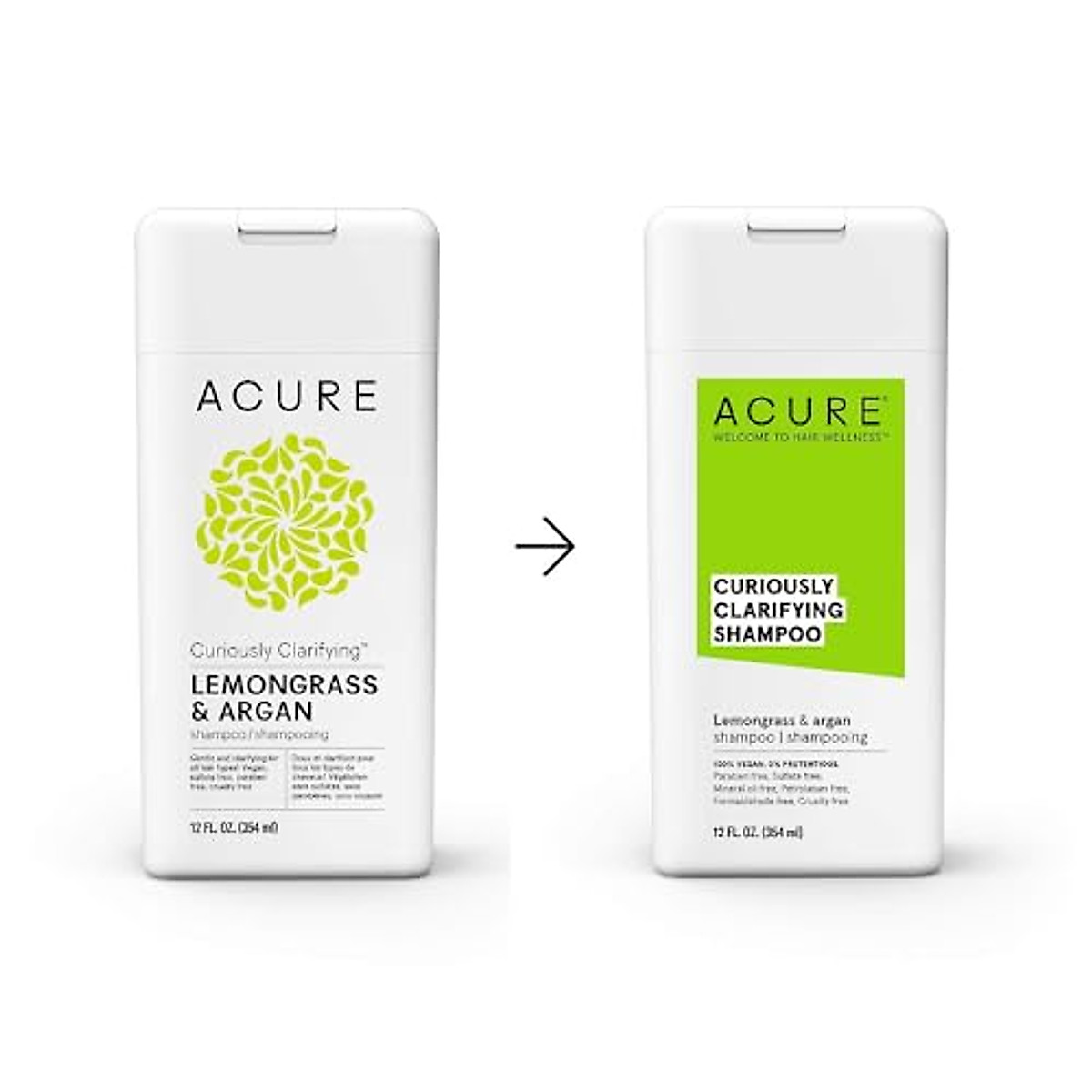 Acure Curiously Clarifying Shampoo With Lemongrass & Argan, 12 Oz