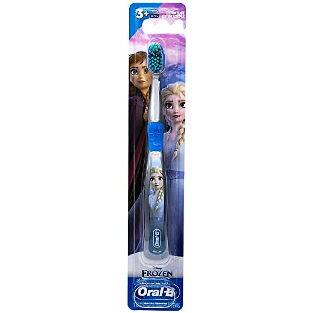 Oral-B Disney Frozen Toothbrush, 3+ YRS, Extra Soft (Characters Vary) - Pack of 2