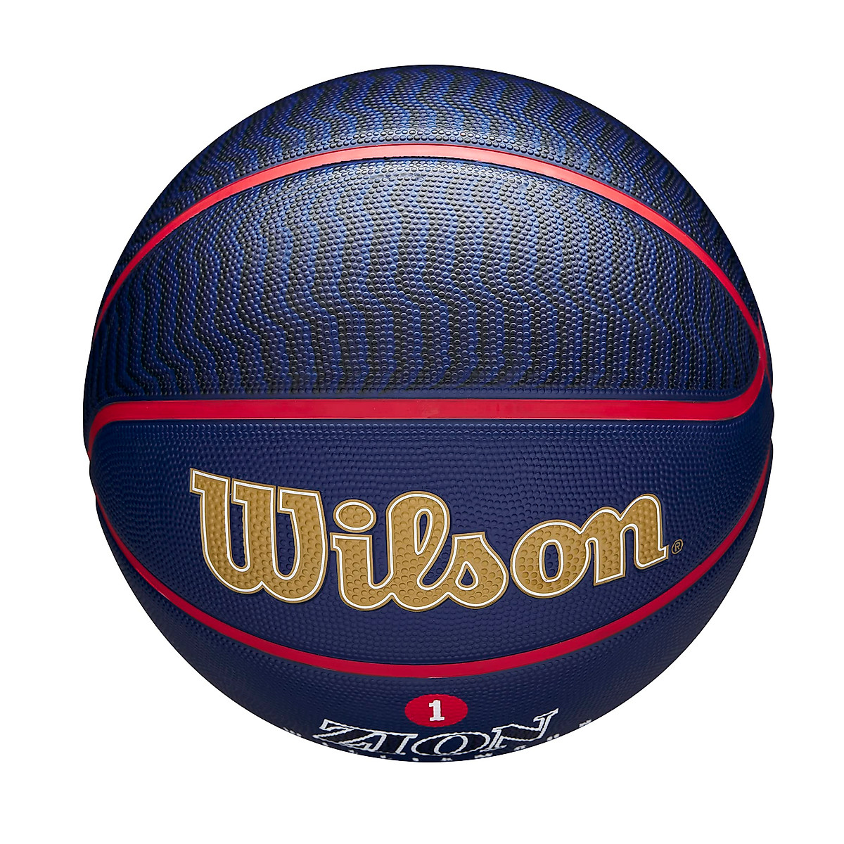 WILSON NBA Player Icon Outdoor Basketball - Zion Williamson, Size 7-29.5"
