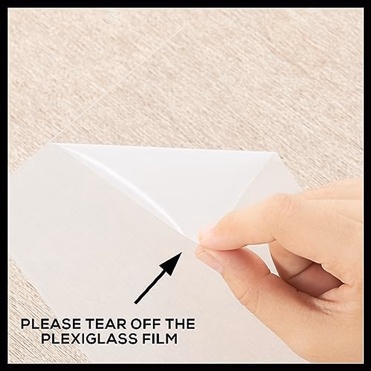 Montessori & Handmade Pet Dog Urns for Ashes, Dog or Cat Memorial Urns for Ashes, Wooden Pet Cremation Box with Picture Frame, Paw Print Making Kit Included, 4" x 6" Photo Insert (Black)