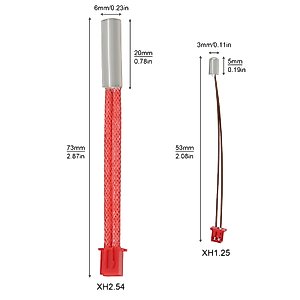 DiGiYes Sprite Extruder Pro Kit 24V 40W 300℃ Cartridge Heater+Thermistor NTC100K High Temperature Sensor Compatible with Ender 3 S1 / Ender 3 S1 Pro