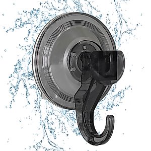 CozyBlue Suction Cup Hooks for Shower and Kitchen 3 Packs Heavy Duty and Easy to Removable