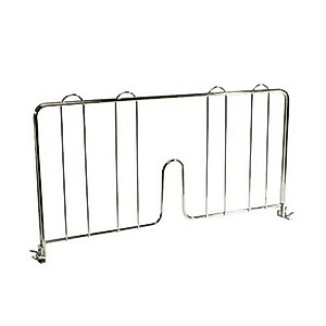SI Shelving Inc. 18" d x 9" h Divider for Wire Shelving, 4 Count