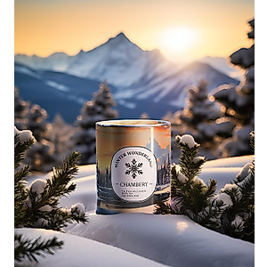 CHAMBERY Winter Wonderland Candle | Inspired by The Rocky Mountains in Premium Tin | Soy Wax with Lead-Free Cotton Wick | 55-Hour Burn | Festive Fragrance for The Season