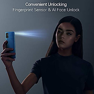 UMIDIGI A9 Cell Phone, 64GB Fully Unlocked Smartphone, 5150mAh Battery Android Phone with 6.53" HD+ Full Screen and 13MP AI Triple Camera.