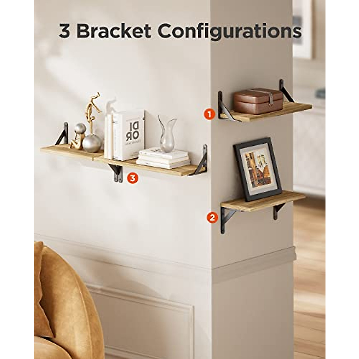 AMADA HOMEFURNISHING Floating Shelves