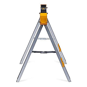 ToughBuilt - Sawhorses with 2x4 Support Arms 1100 LB Capacity - Heavy Duty Construction with Fast Open Legs and Easy Grip Handle - (TB-C500) - 2-Pack