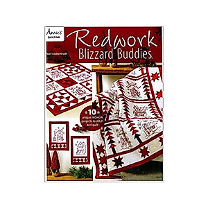 Annies Redwork Blizzard Buddies Bk