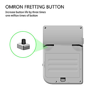 Neutral Handheld Game Console，Mini Hand-Held Game Player Retro Game 300 Game Console RG300 Retro Game Hand-Held 16G Internal 3 Inch Video Game Console Best Gift Tony System(Gray)