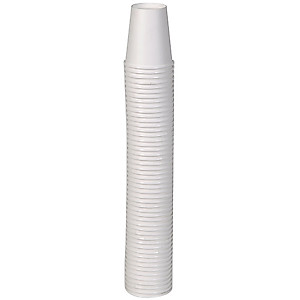Dixie 10 oz. Paper Hot Coffee Cup by GP PRO (Georgia-Pacific), White, 2340W, 1,000 Count (50 Cups Per Sleeve, 20 Sleeves Per Case)