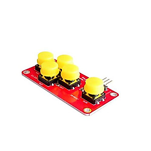 Lysee 3D Printer Parts & Accessories - 10 pcs AD Keyboard Simulate Five Key Module Analog Button for Sensor Expansion Board