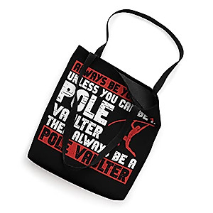 Pole Jumper And Pole Vault Jump Tote Bag