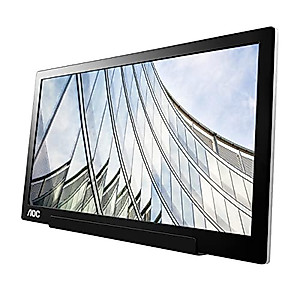 AOC I1601C 15.6" 16:9 Full HD IPS Monitor, Black USB-C