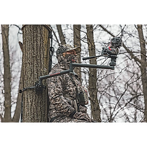 Fourth Arrow Stiff Arm Camera Arm Mount for Trees, Lightweight, Aluminum, 360 Tool-Less Leveling, Stable Bracket for Filming Hunts, Wide Range of Motion