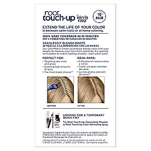 Clairol Root Touch-Up by Nice'n Easy Permanent Hair Dye, 8 Medium Blonde Hair Color, Pack of 1