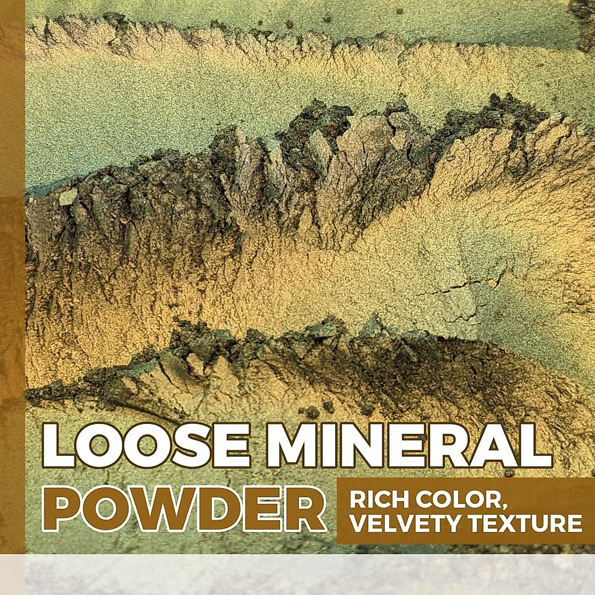 Concrete Minerals MultiChrome Eyeshadow, Intense Color Shifting, Longer-Lasting With No Creasing, 100% Vegan and Cruelty Free, 1.5 Grams Loose Mineral Powder (Playground Twist)