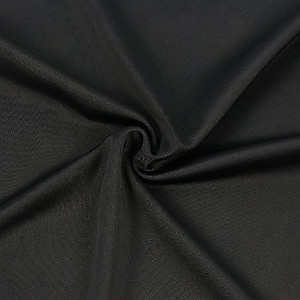 GANNEPIE Travel Luggage Cover Black Printed with Pocket Suitcase Cover Fits 26-28 Inch