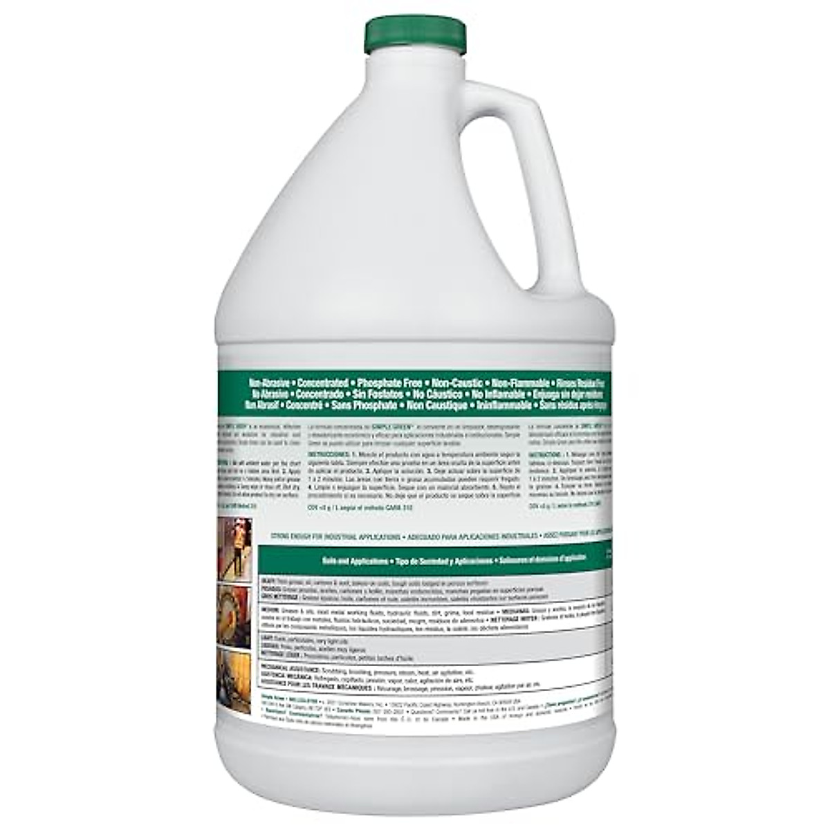 SIMPLE GREEN ndustrial Cleaner and Degreaser, 1 US GALLON