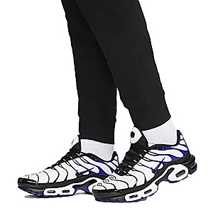 Nike Men's NSW Club Jogger Jersey (as1, Alpha, l, Regular, Regular, Black/White 010, Large)