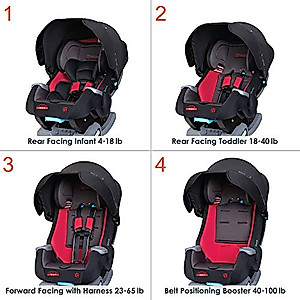Baby Trend Cover Me 4 in 1 Convertible Car Seat, Scooter