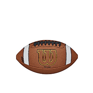 Wilson GST Composite Football - PeeWee Size, Tan