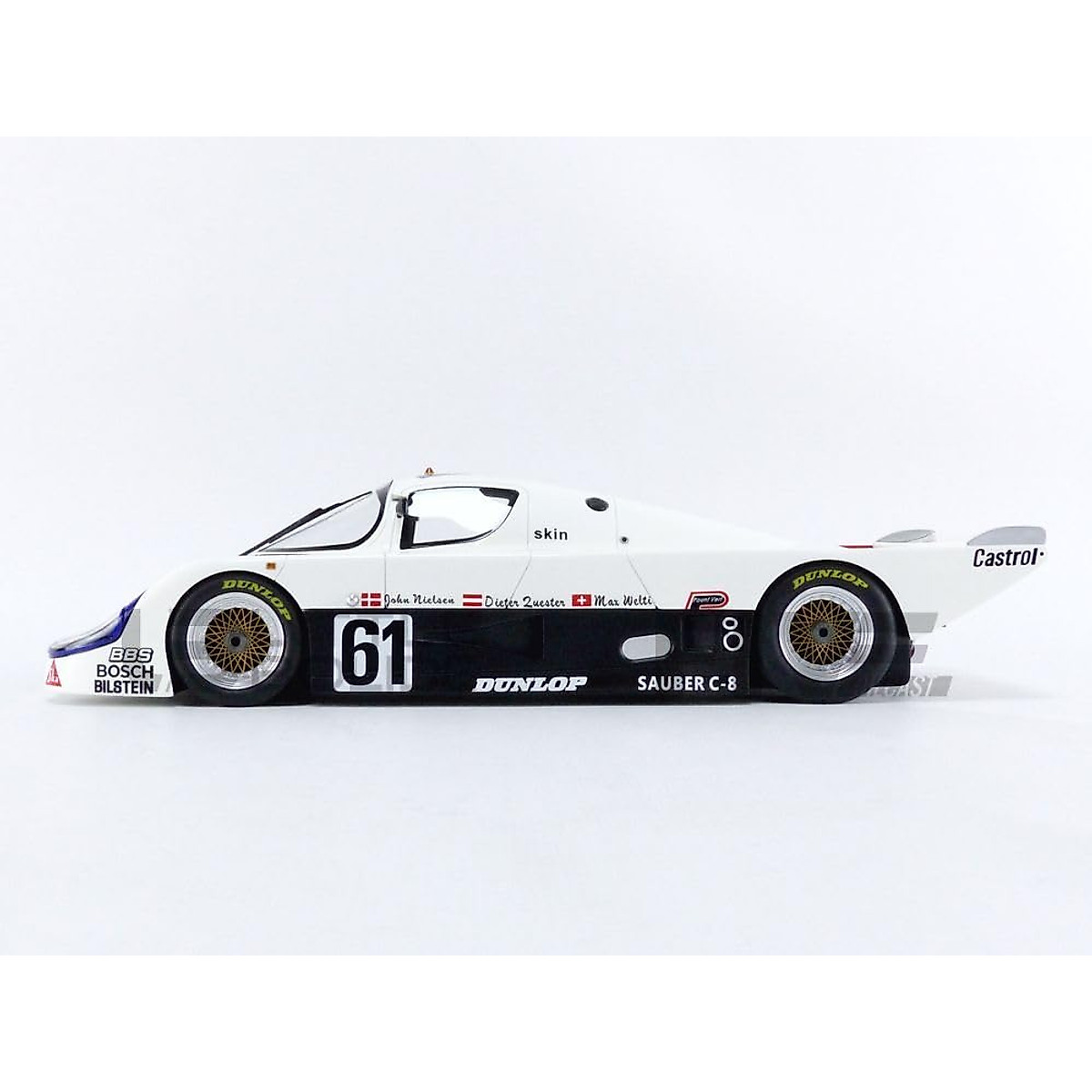 Tecnomodel Mythos - Collectible Model Car, TM18138A, White/Black