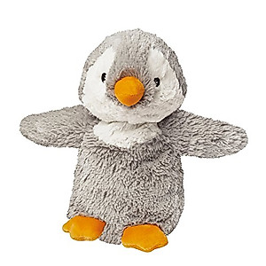Intelex Warmies Microwavable French Lavender Scented Plush Grey Penguin, 5.91 x 5.91 x 9.84 inches