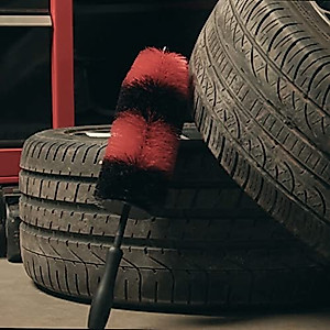 ABN Rim Brush - 18in Wheel Brushes for Cleaning Wheels, Engines, and Exhaust Tips of Cars, Trucks, and Motorcycles