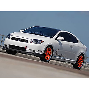 iJDMTOY JDM Red Track Racing Style Tow Hook Ring Compatible With 2005-2010 Scion tC, Made of Lightweight Aluminum