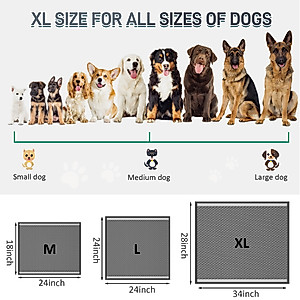 Boscute Charcoal Super Absorbency Puppy Pads, Activated Carbon Odor-Control XL 28"x34" Leak-Proof Pet Training Pee Pads, Disposable Potty Pads for Dogs Cats, Rabbits